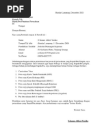 Surat Lamaran Kerja SPPG | PDF