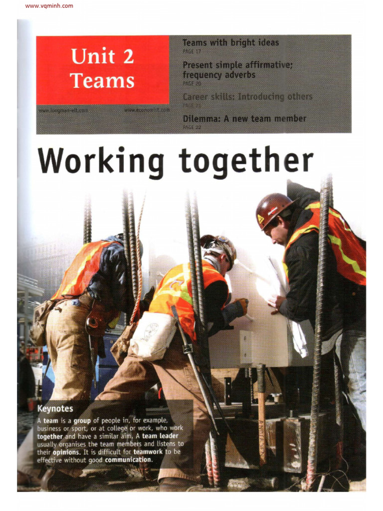 Unit 2 Teams Coursebook | PDF