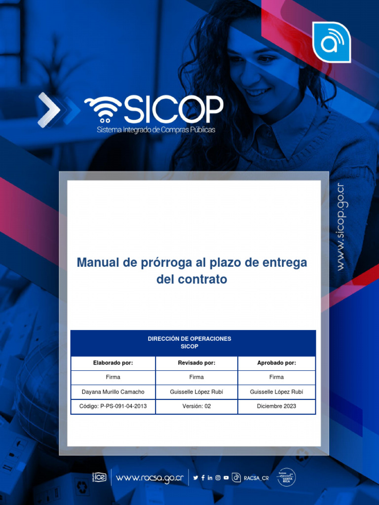 Manual de Prórrogas de Contratos | PDF | Informática