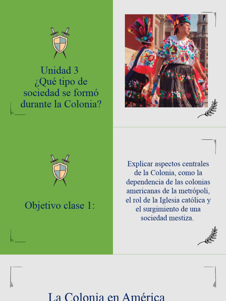 Unidad 3 La Colonia | PDF | Nueva españa | Imperio español