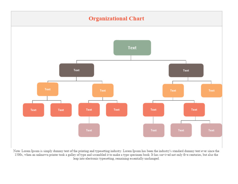 organizational chart template Letter | PDF