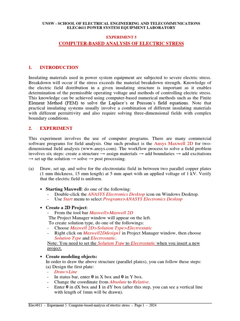 ELEC4611-24 Exp 5 | PDF | Insulator (Electricity) | Electrical Resistivity And Conductivity