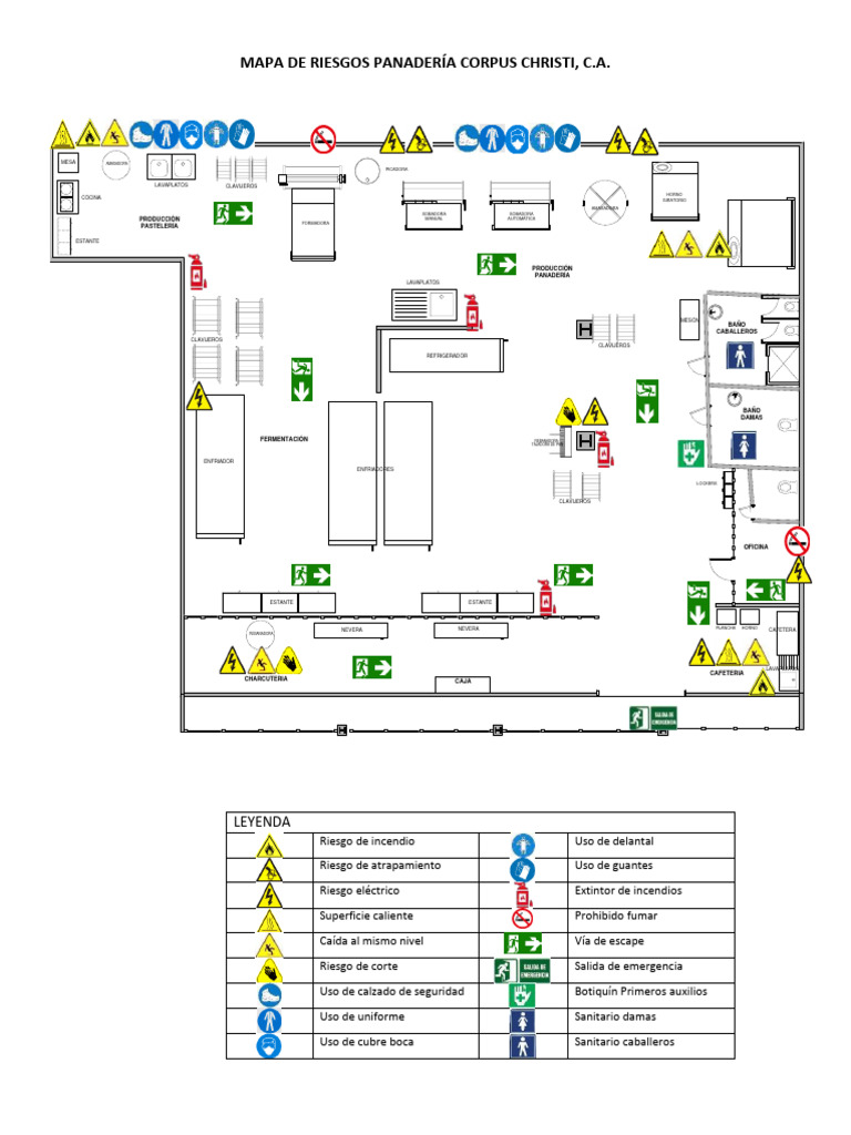 Mapa de Riesgos - 1 | PDF | Comidas fermentadas | Alimentos basicos