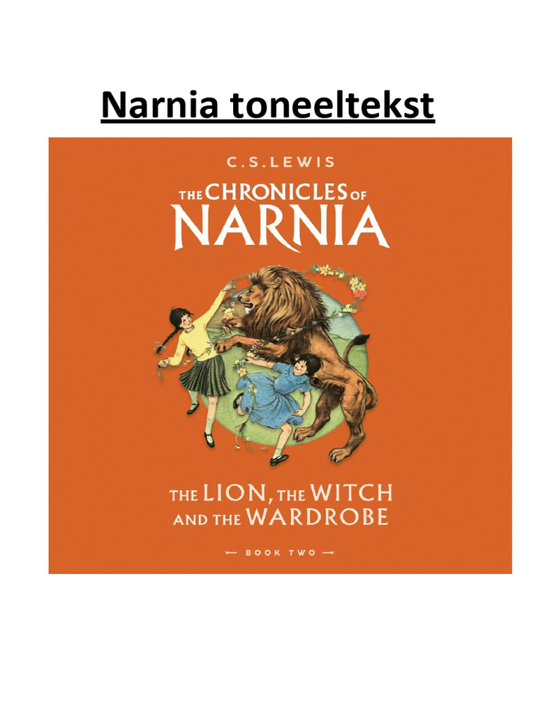 Narnia Toneelstuk | PDF