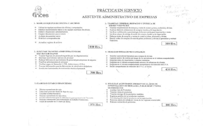 Práctica en Servicio - FUNDAMETAL | PDF