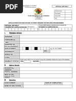 UNZA 2026 Undergraduate Application Form | PDF | University And College ...