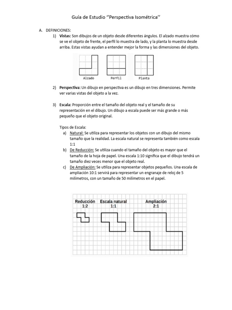 Perspectiva Isométrica en Dibujo 3D | PDF | Geometría