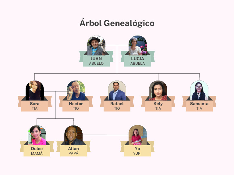 Pink Family Tree Infographic Graph | PDF