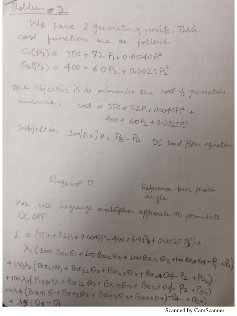 Assignment3 Solution2 PSOC | PDF | Mathematical Optimization | Power (Physics)