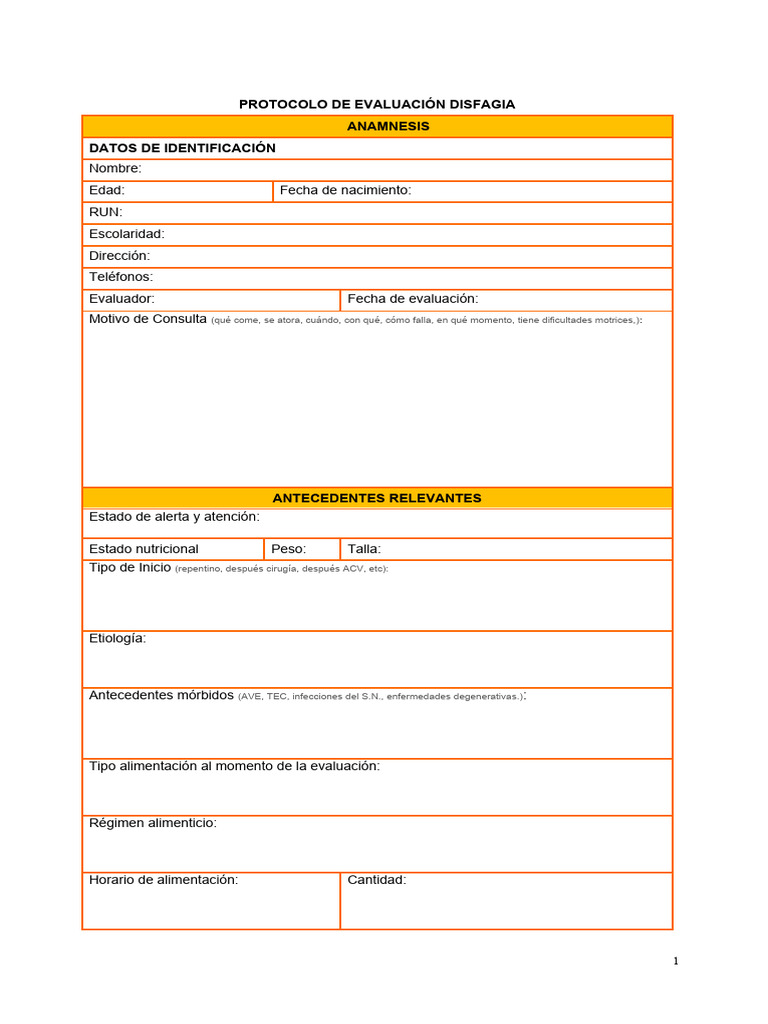 Protocolo Disfagia Carol Torres | PDF | Lengua