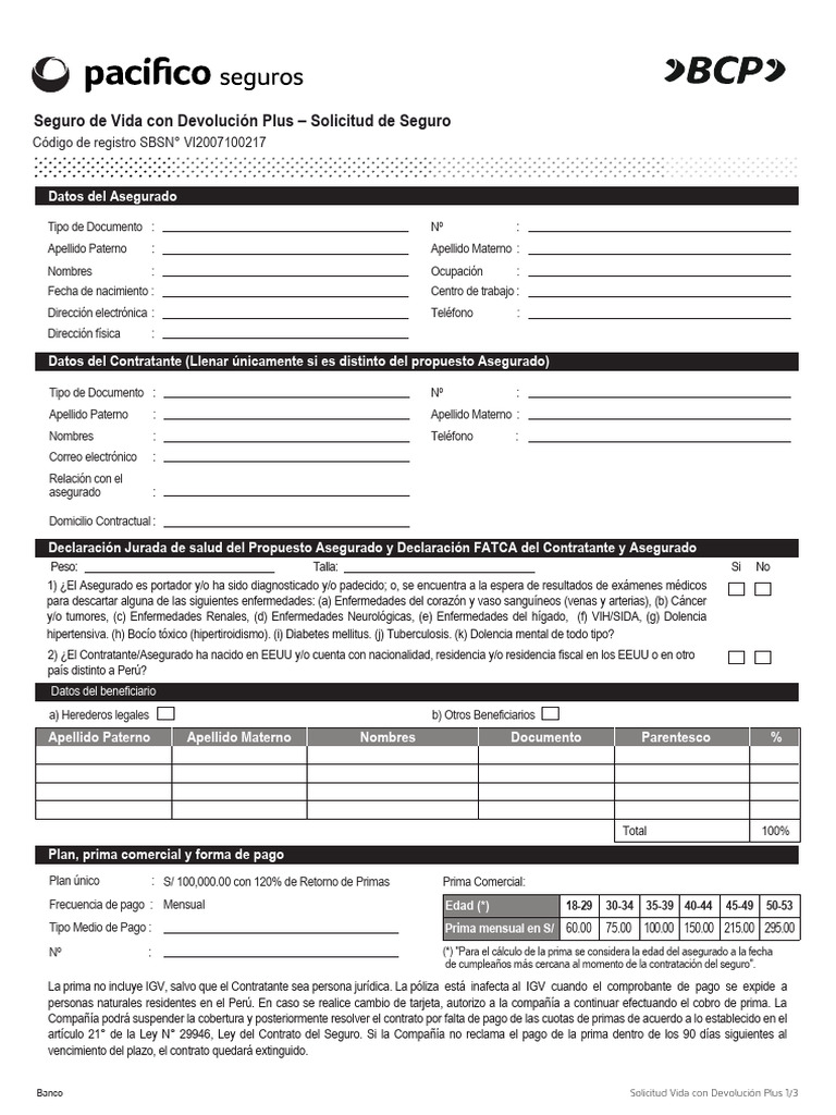 Solicitud VDP Enciclopedia Final V2 | Descargar gratis PDF | Póliza de ...