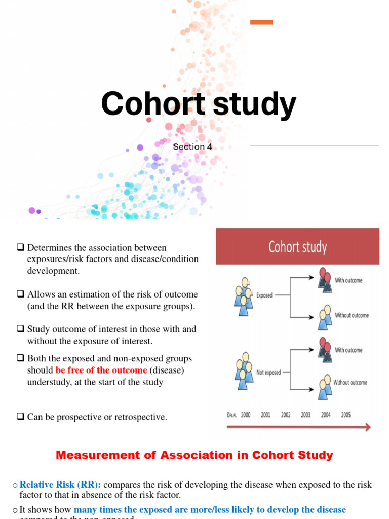 Cohort Study | Download Free PDF | Cohort Study | Risk