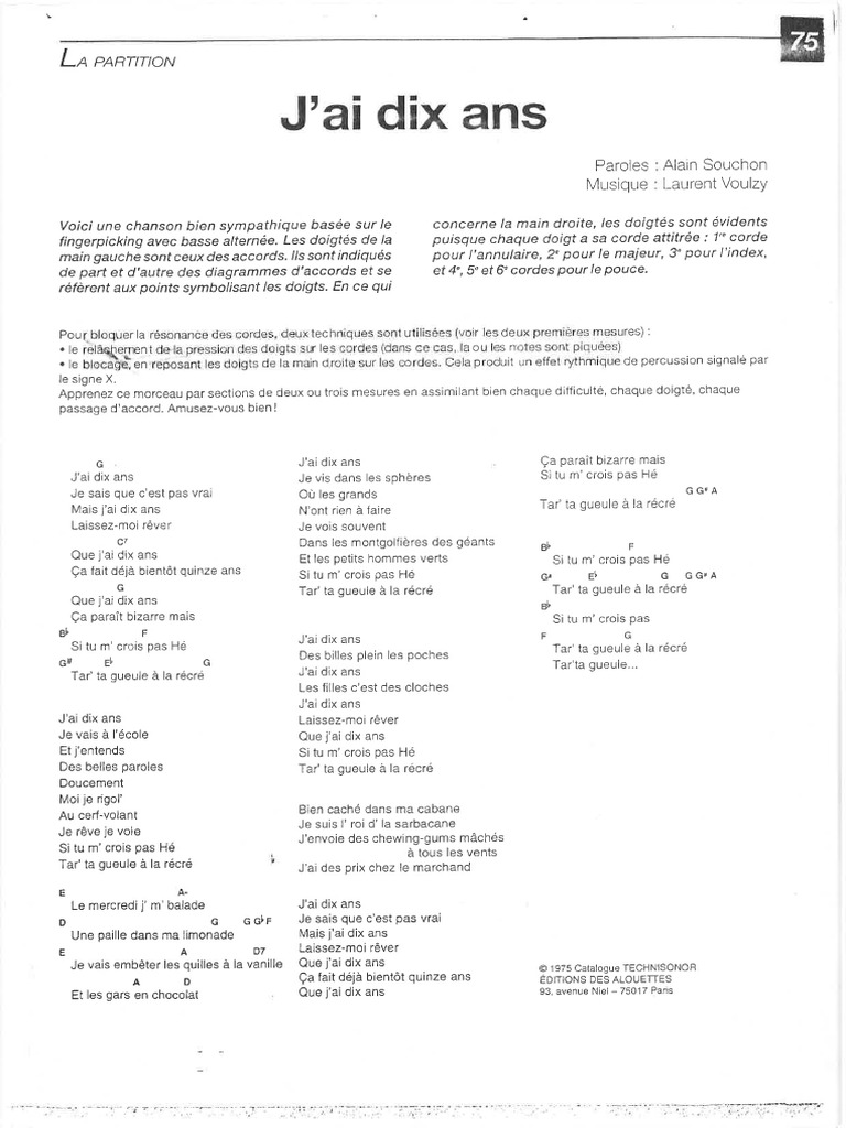 J Ai Dix Ans | PDF