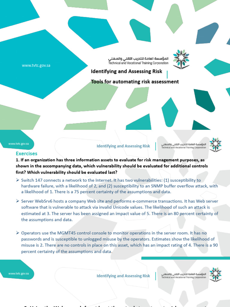 Lab1 Identifying and Assessing Risk | PDF | Vulnerability (Computing ...