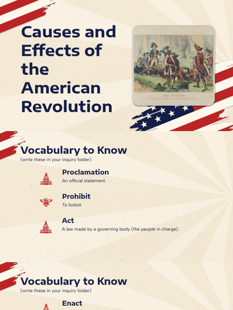 Causes and Effects of American Revolution | Download Free PDF ...