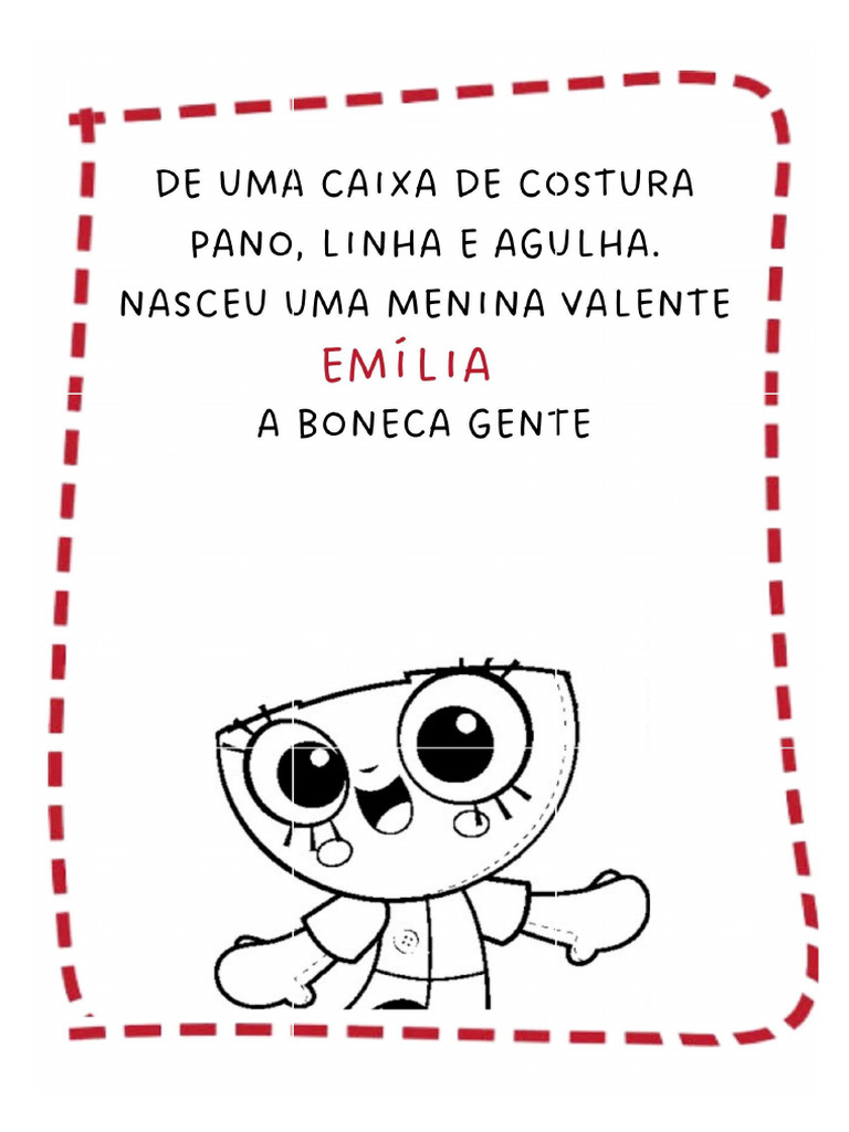 cartaz da emilia GIGANTE ATIVIDADES LUDICAS.pdf | PDF | Aprendizado