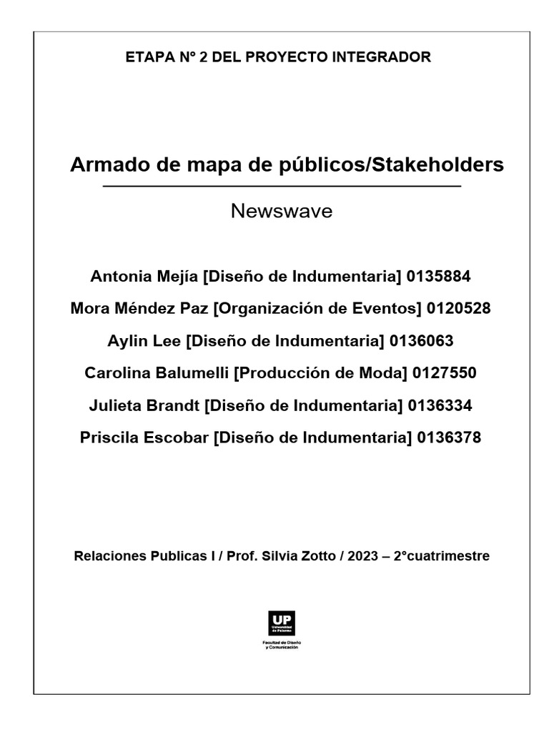 Newswave Mapa de Publicos y Stakeholders | Descargar gratis PDF ... Newswave Mapa de Publicos y Stakeholders | Descargar gratis PDF ...
