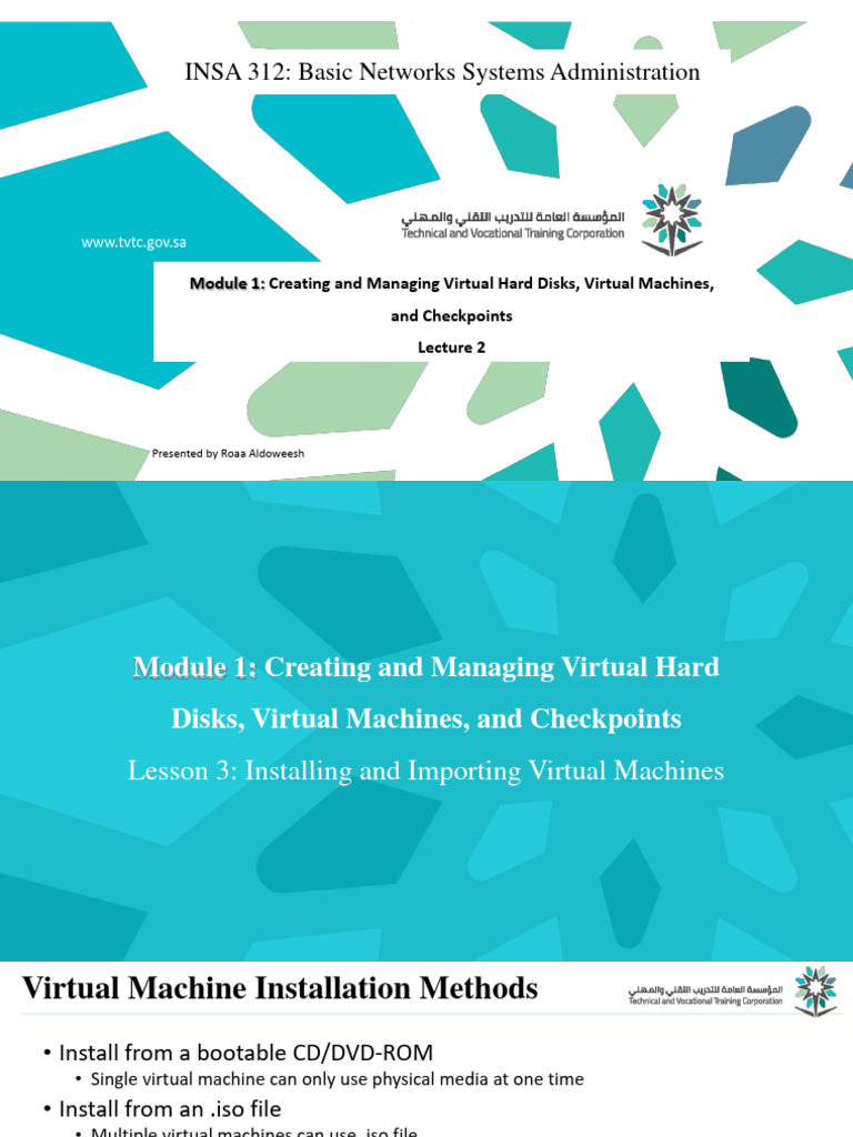 INSA312 Module1 Lecture2 | PDF | Hyper V | Computing