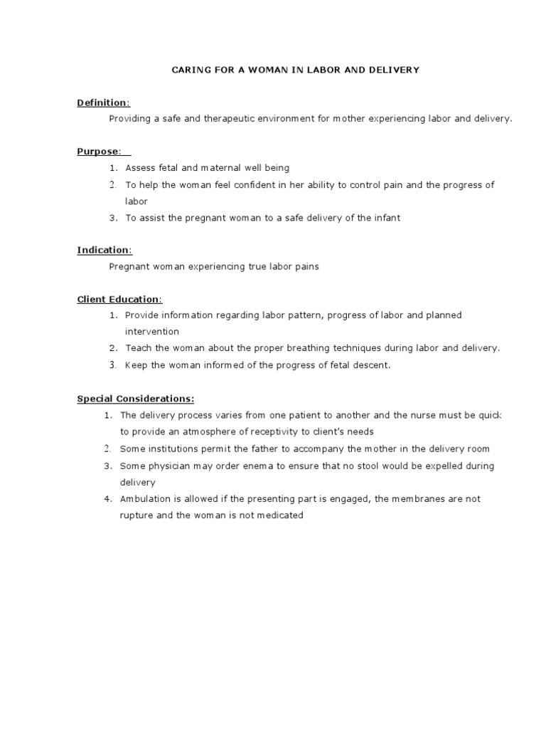 9 Labor and Delivery | PDF | Childbirth | Infants