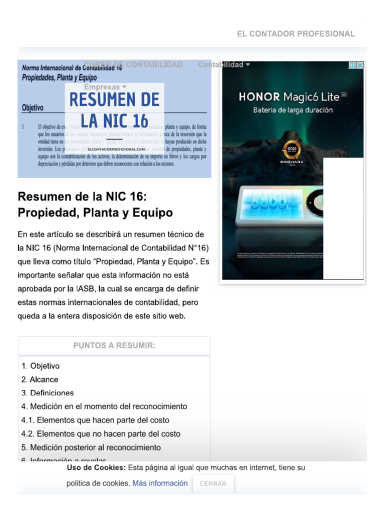 Resumen Web Nic 16 | PDF