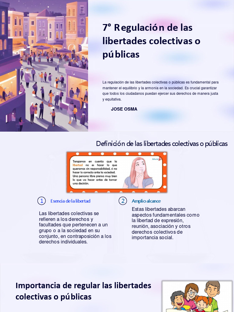 Regulación de libertades colectivas | PDF | Libertad | Sociedad