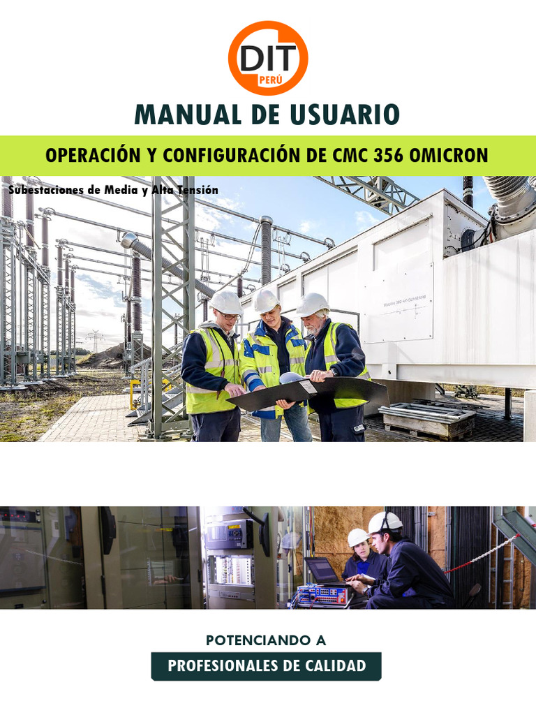 SILABO - Operación y Configuración de CMC 356 Omicron - OnLine | PDF | Relé | Electrónica