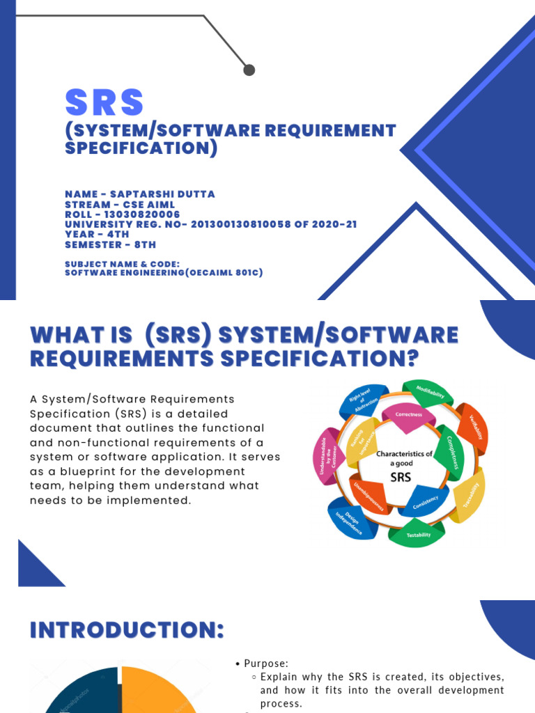 SRS (Systemsoftware Requirement Specification) | PDF | System | Specification (Technical Standard)