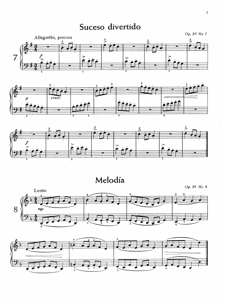 4 Kabalevskij-Op39-24piecesforchildren-5 | PDF