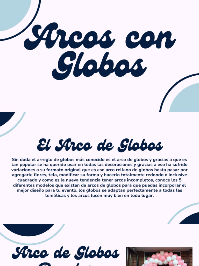 Diapositiva Columnas de Globos | PDF | Columna