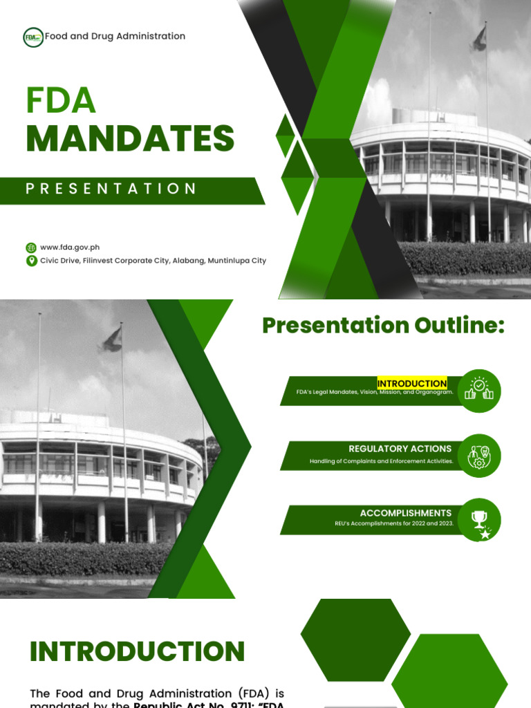 119th SCOC Meeting - FDA Presentation | PDF | Food And Drug ...