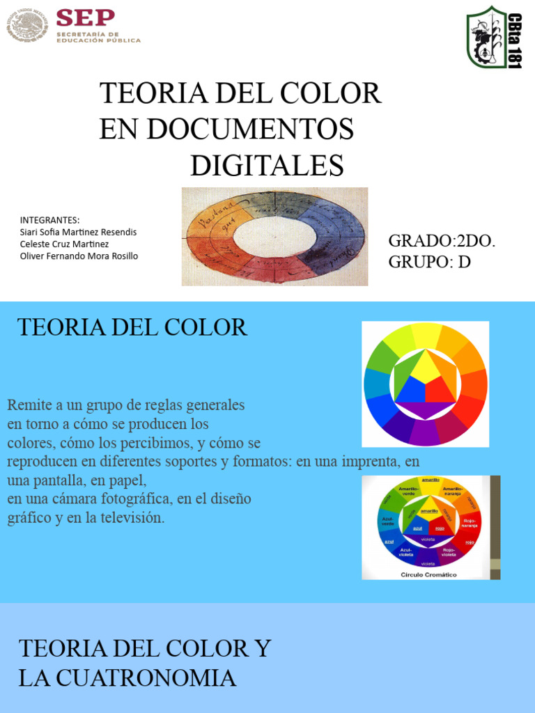 Teoria Del Colr | PDF | Color | Procesamiento de imágenes