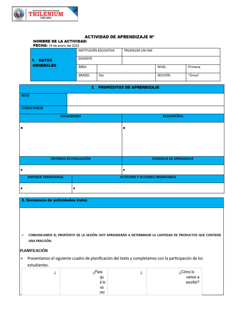 Act Ividad de Aprendizaje Comu Escribe | PDF | Infografia | Evaluación