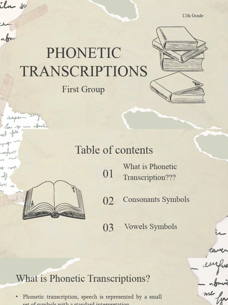Phonetic Transcription First Group | PDF | Phonetics | Consonant