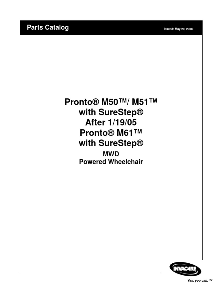 Pronto® M50™/ M51™ With Surestep® After 1/19/05 Pronto® M61™ With Surestep® | PDF | Screw ...