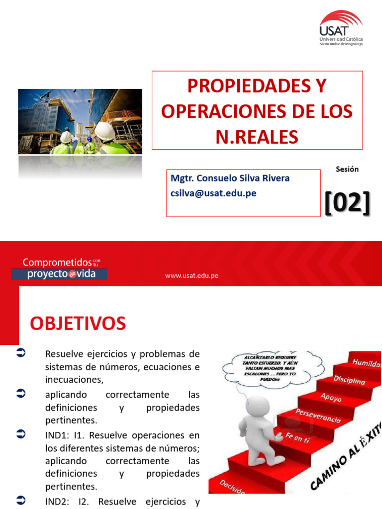 PROPIEDADES Y OPERACIONES DE LOS NÙMEROS REALES - Fin | PDF | Notación Matemática | Matemática ...