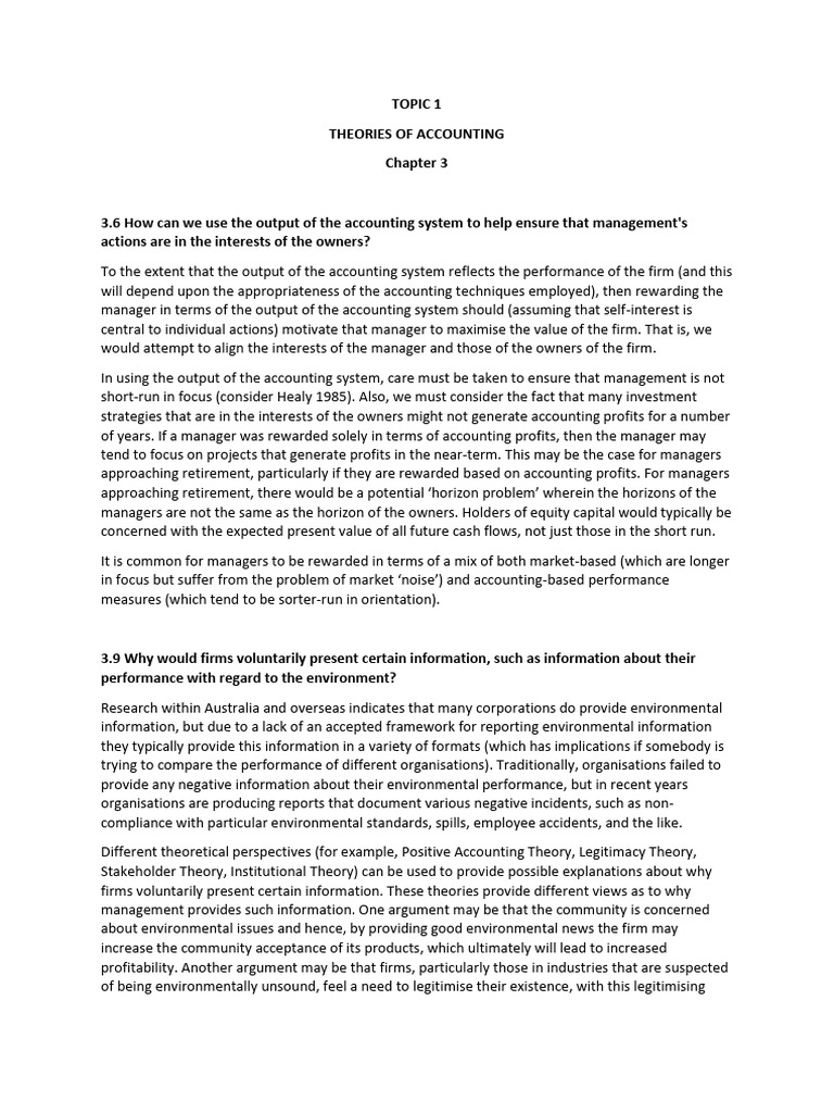 Topic 1 Suggested Review Solutions | PDF | Profit (Economics) | Interest