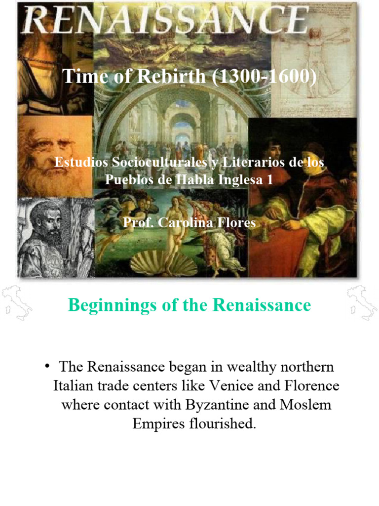 The Renaissance class | PDF | Renaissance | Humanism