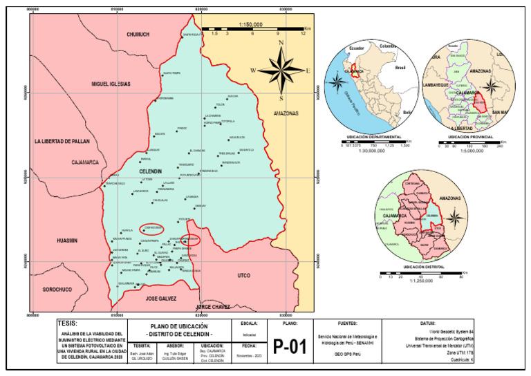 Mapa Celendin | PDF | Cartografía | Tecnología geográfica