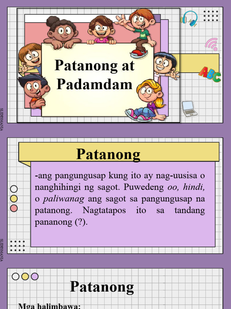 Filipino 2 - 4.2 Patanong at Padamdam | PDF