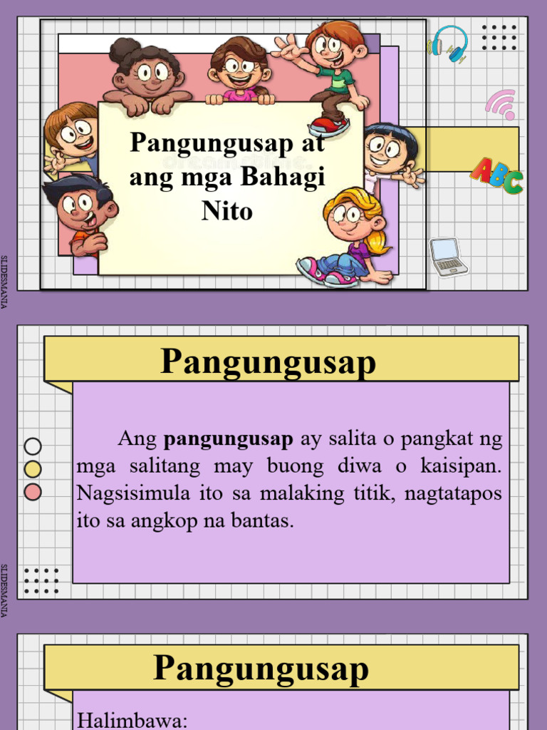 Filipino 2 3.7 Pangungusap at Ang Mga Bahagi Nito | PDF
