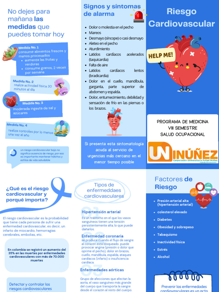 Riesgo Cardiovascular Salud o | PDF | Corazón | Sistema circulatorio