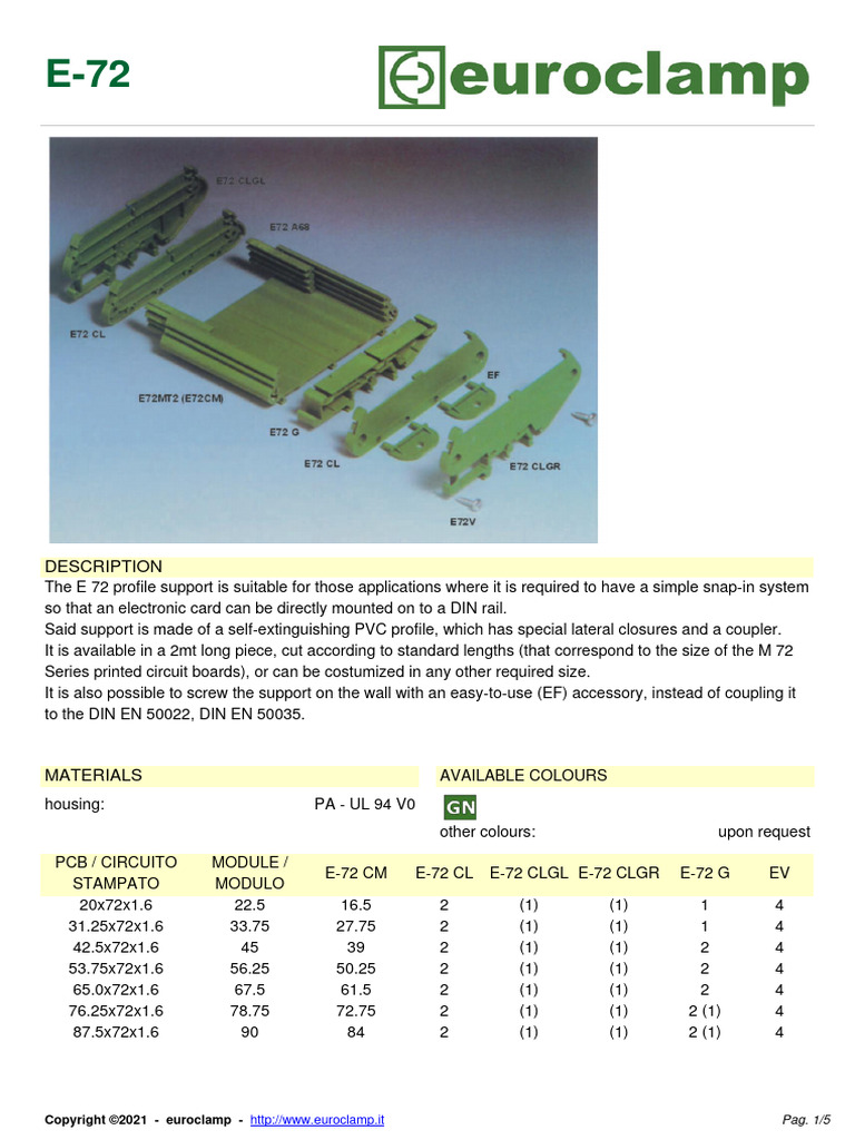 Euroclamp | Download Free PDF | Secondary Sector Of The Economy