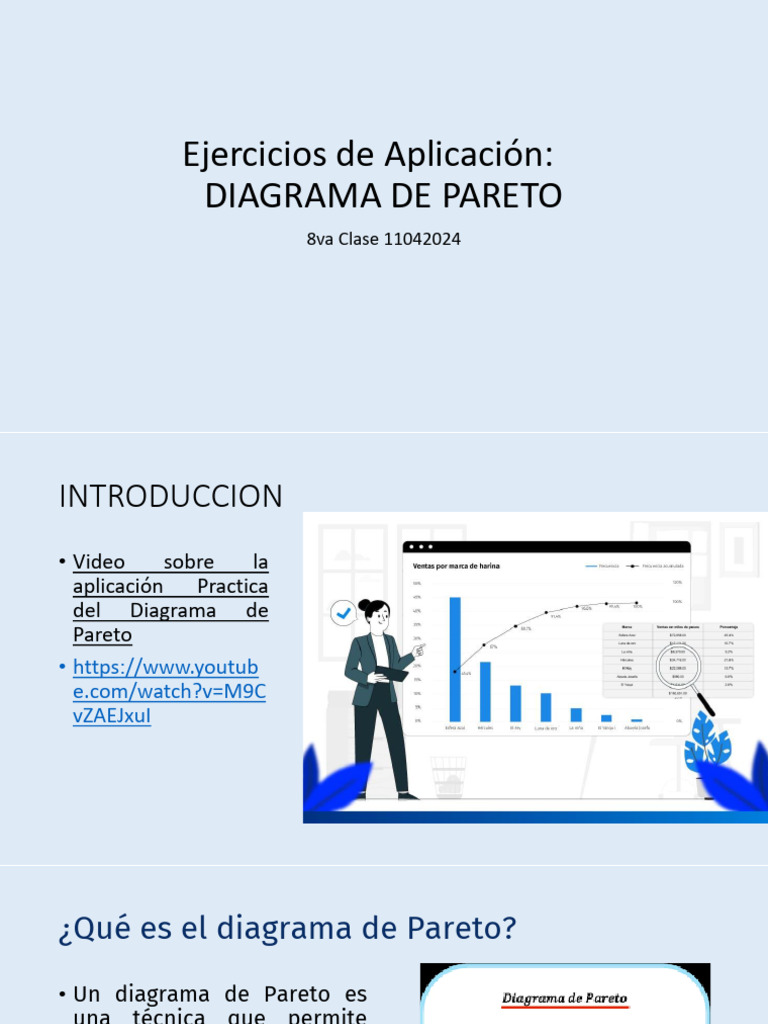8ava Clase_Ejercicios de Aplicación Diagrama de Pareto | PDF 8ava Clase_Ejercicios de Aplicación Diagrama de Pareto | PDF