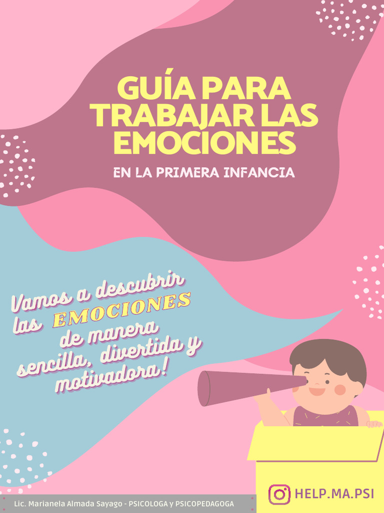 Guía para Trabajar Emociones Infantiles | PDF | Las emociones | Asco