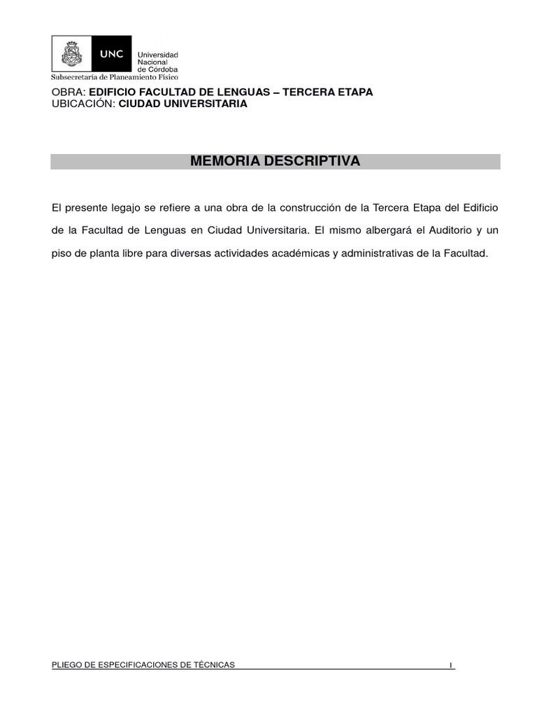 Pliego de Especificaciones Tecnicas | Descargar gratis PDF | Hormigón ... Pliego de Especificaciones Tecnicas | Descargar gratis PDF | Hormigón ...