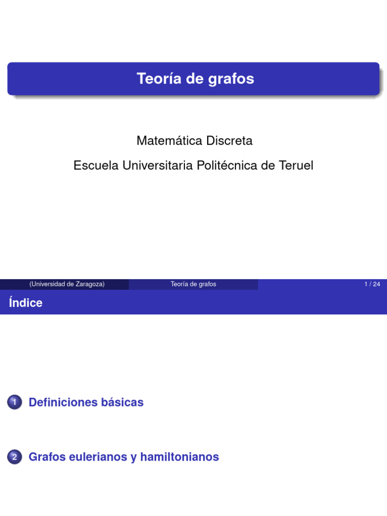 Teoria de Grafos 1 | PDF | Teoría de grafos | Vértice (teoría de grafos)
