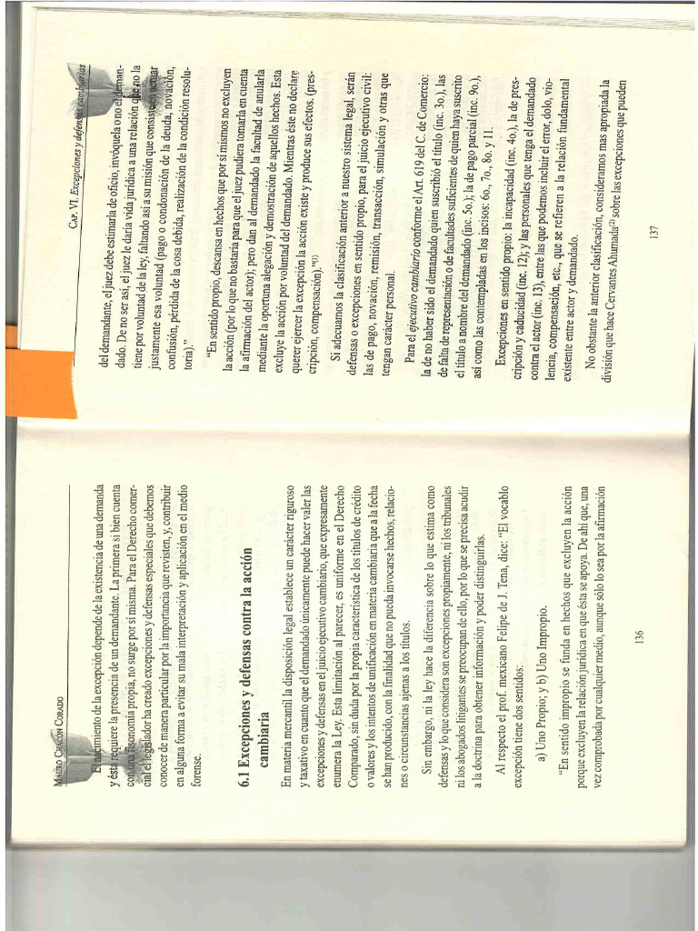 Excepciones Cambiarias-Libro Juicio Ejecutivo Cambiario de Mauro ChacÃ N | PDF
