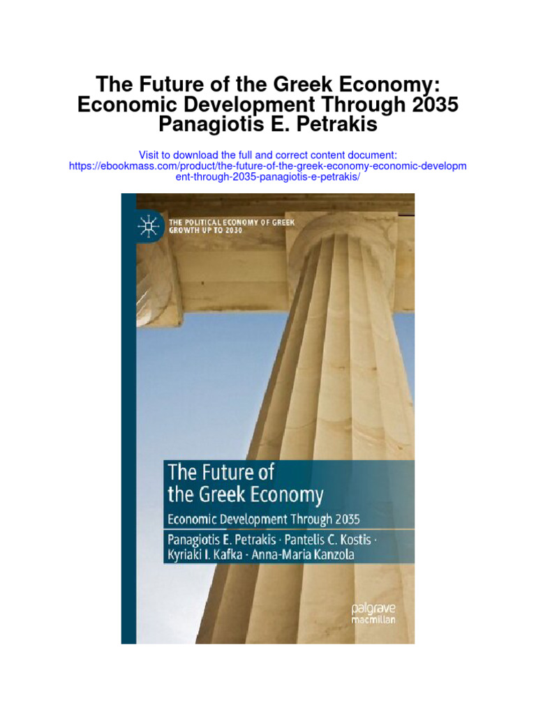 The Future of The Greek Economy Economic Development Through 2035 ...