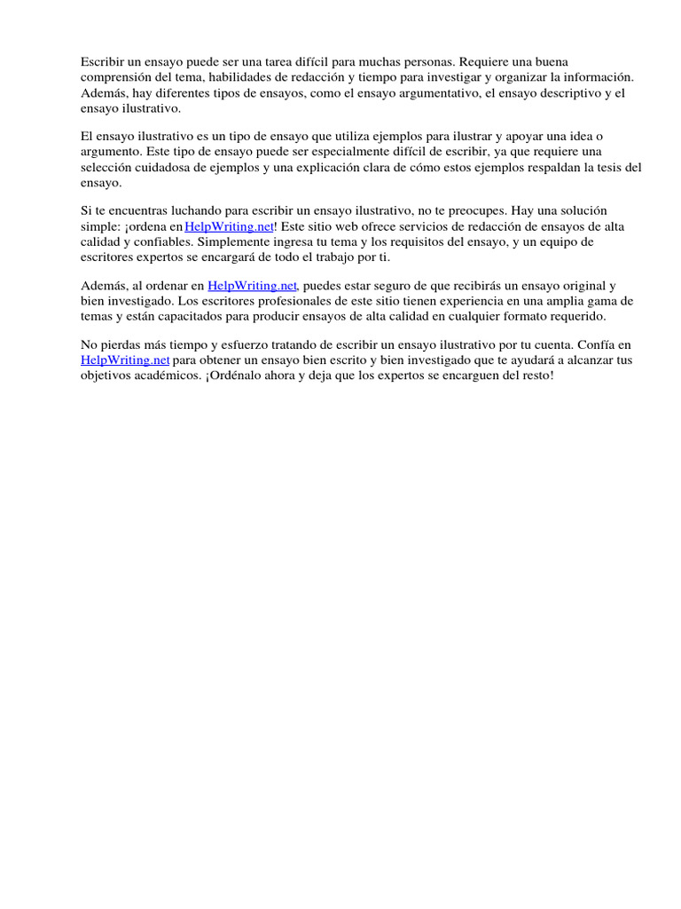 Ejemplo de Ensayo Ilustrativo | PDF | Scribd | World Wide Web