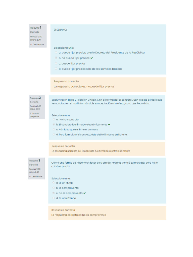 Preguntas C1 Legi | PDF | Protección al Consumidor | Multa (pena)